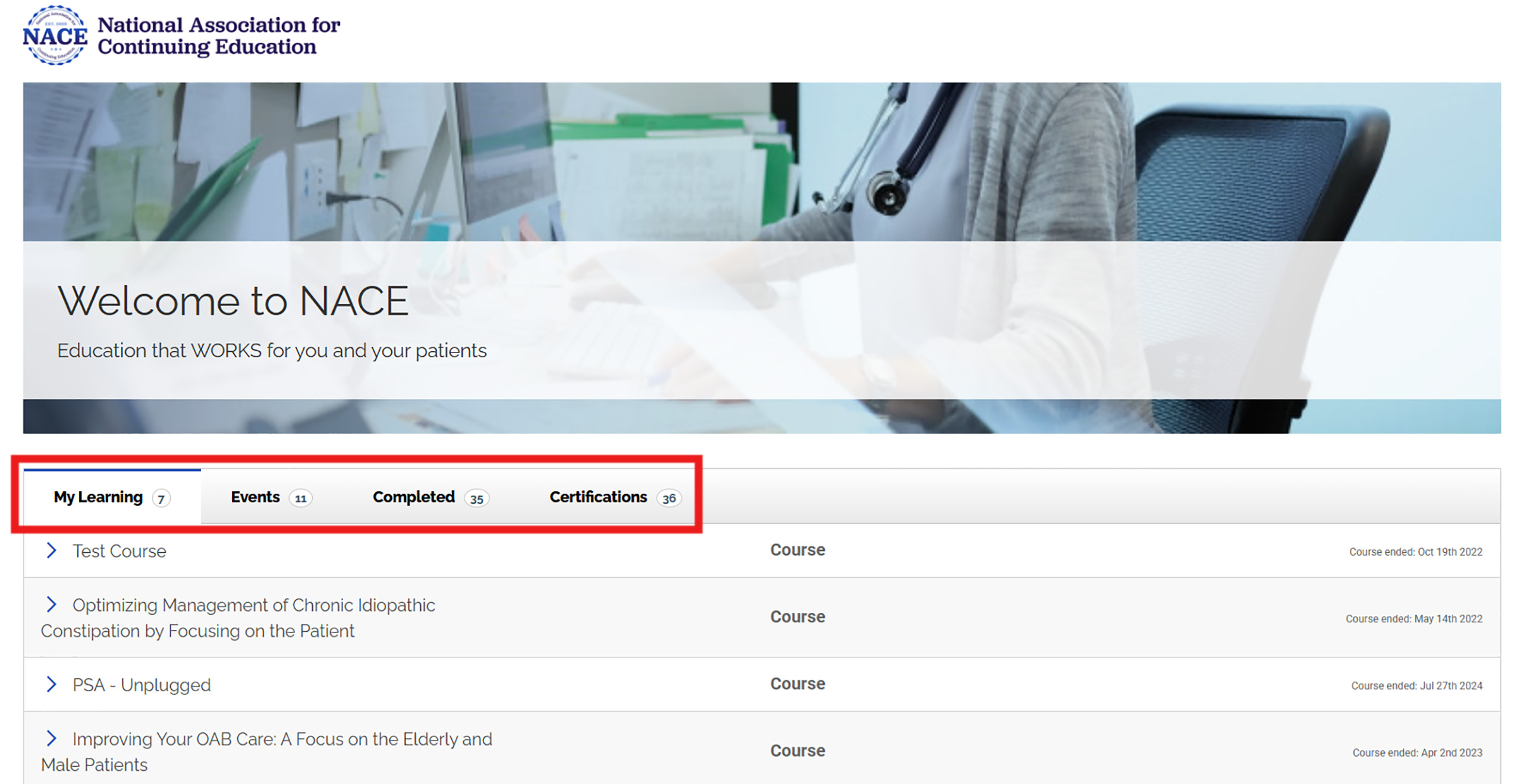 National Association for Continuing Education